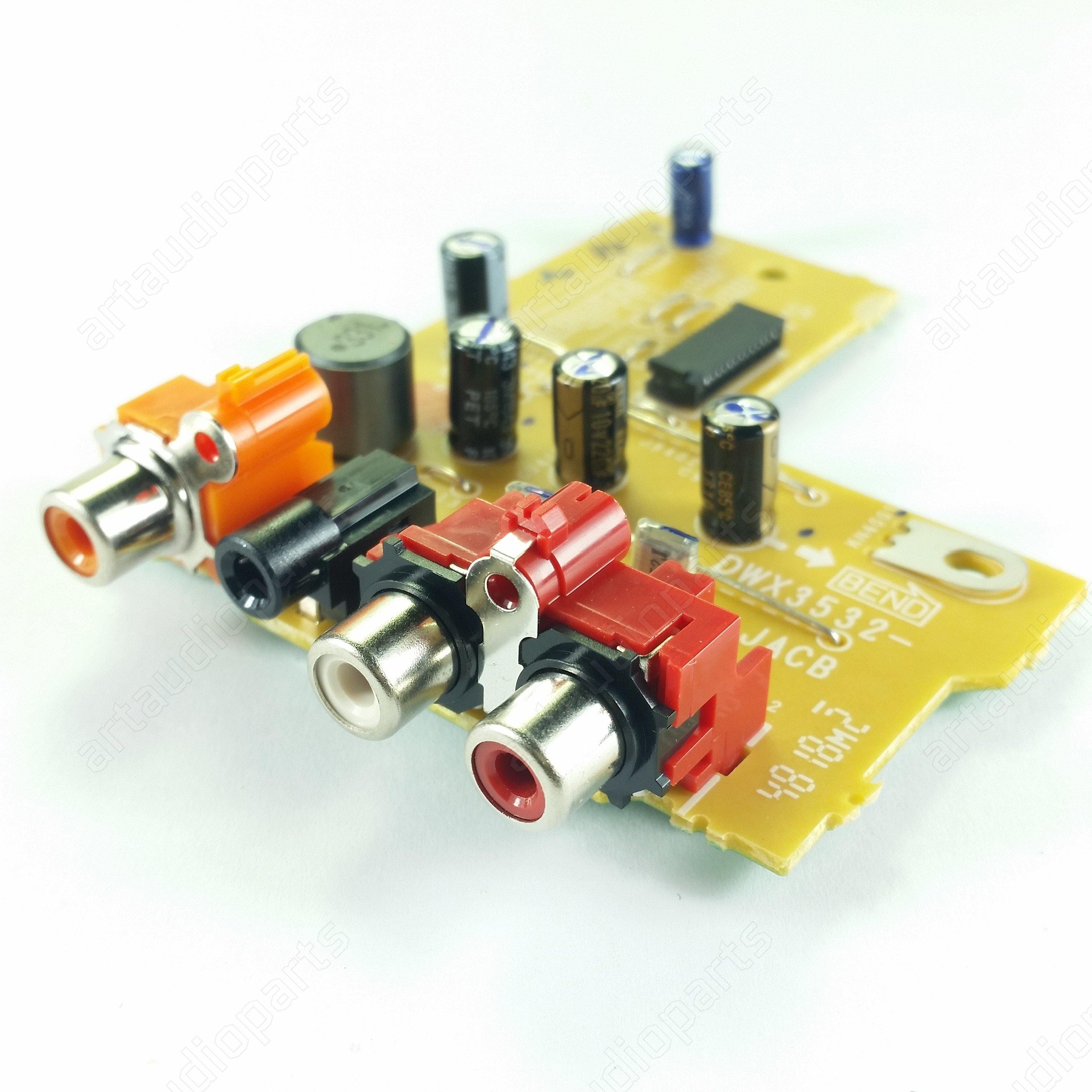 DWX3532 Output RCA jack pcb circuit board JACB for Pioneer CDJ-900NXS ...